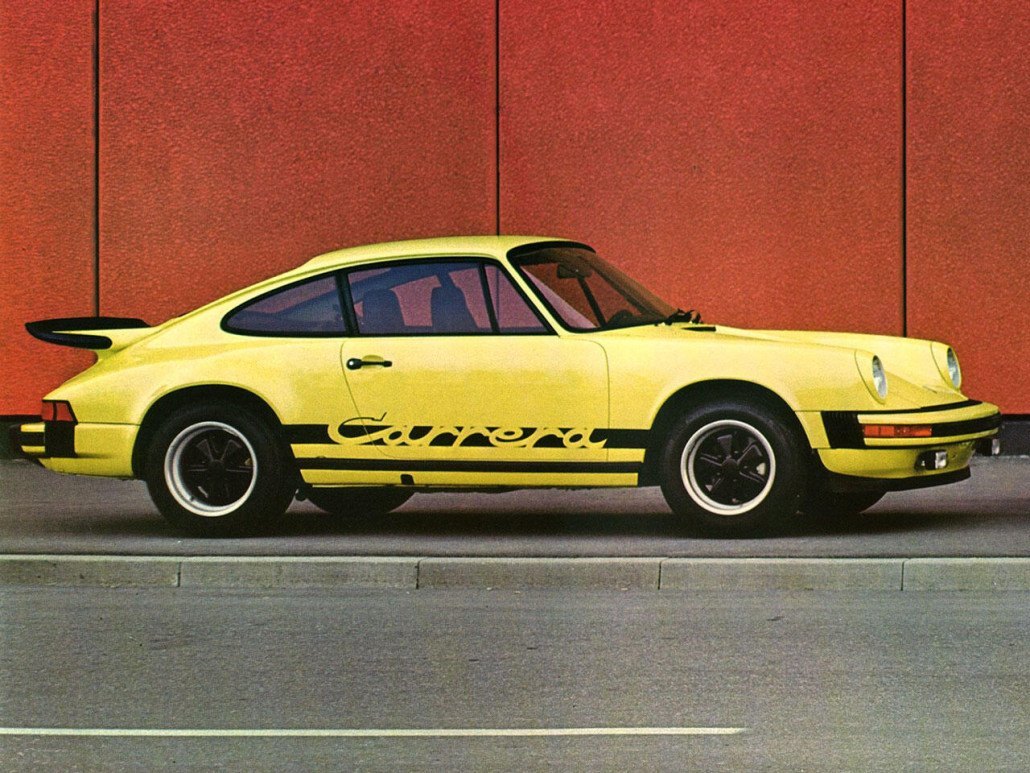 Porsche 911 Carrera 2.7 « whale tail » US 1974-1975 profil – photo ...