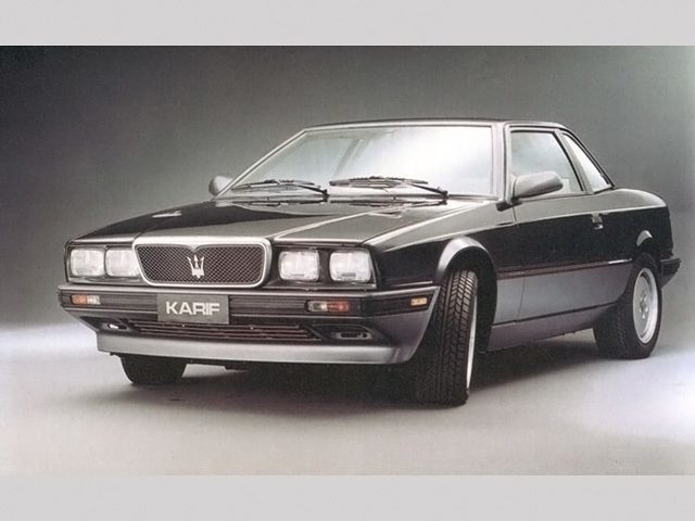 Maserati Karif 1988-1990 vue AV – photo Maserati | Auto Forever
