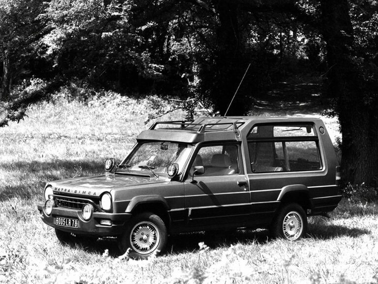 Matra-Simca Rancho | Évolutions et caractéristiques | Auto Forever